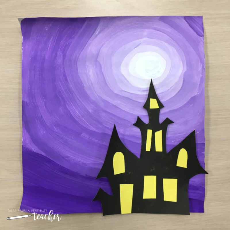 Halloween Art Project for Upper Elementary