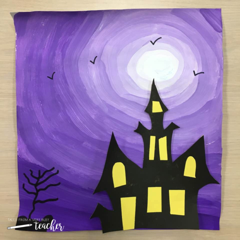 Halloween Art Project for Upper Elementary