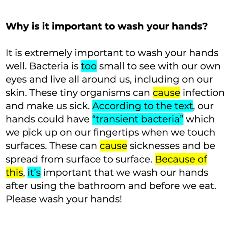 Creating Target Responses for Writing Instruction
