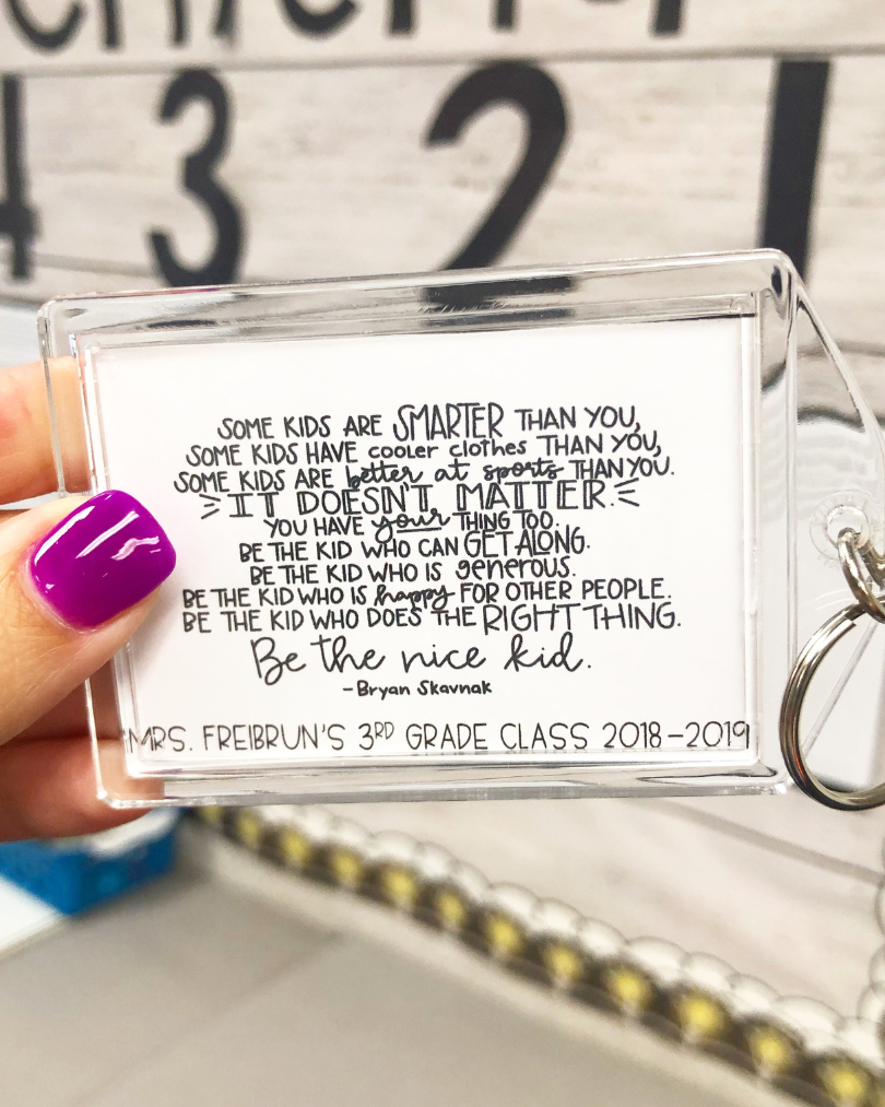 A End-of-the-Year Student Gift Idea for Elementary School