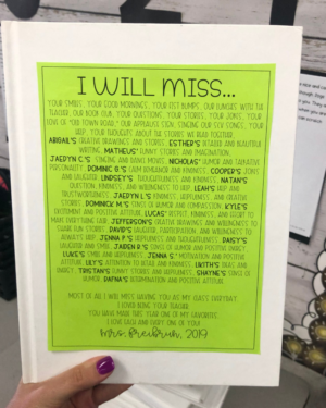 A End-of-the-Year Student Gift Idea for Elementary School